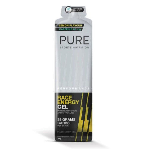 PURE Performance + Race Energy Gels 70g (Single + Bulk Buy) – Runners Shop